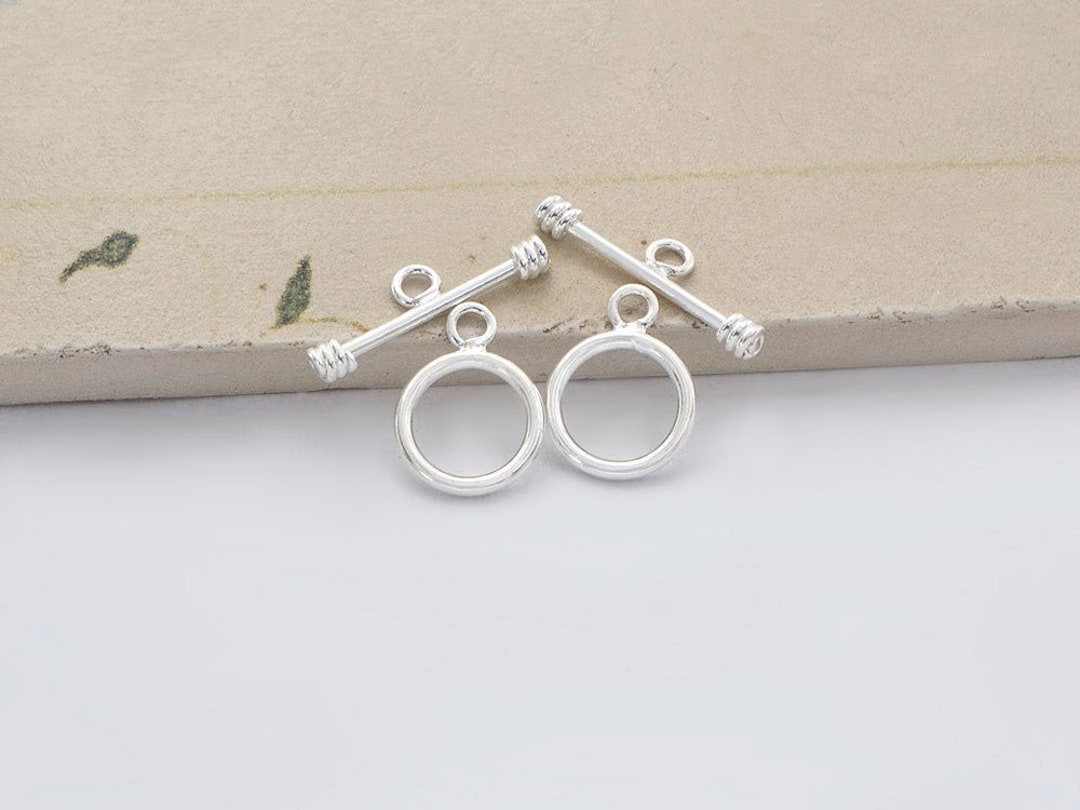6 of 925 Sterling Silver Toggles 9 Mm. :th0230m - Etsy