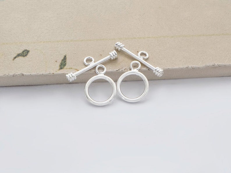 6 of 925 Sterling Silver Toggles 9 Mm. :th0230m - Etsy