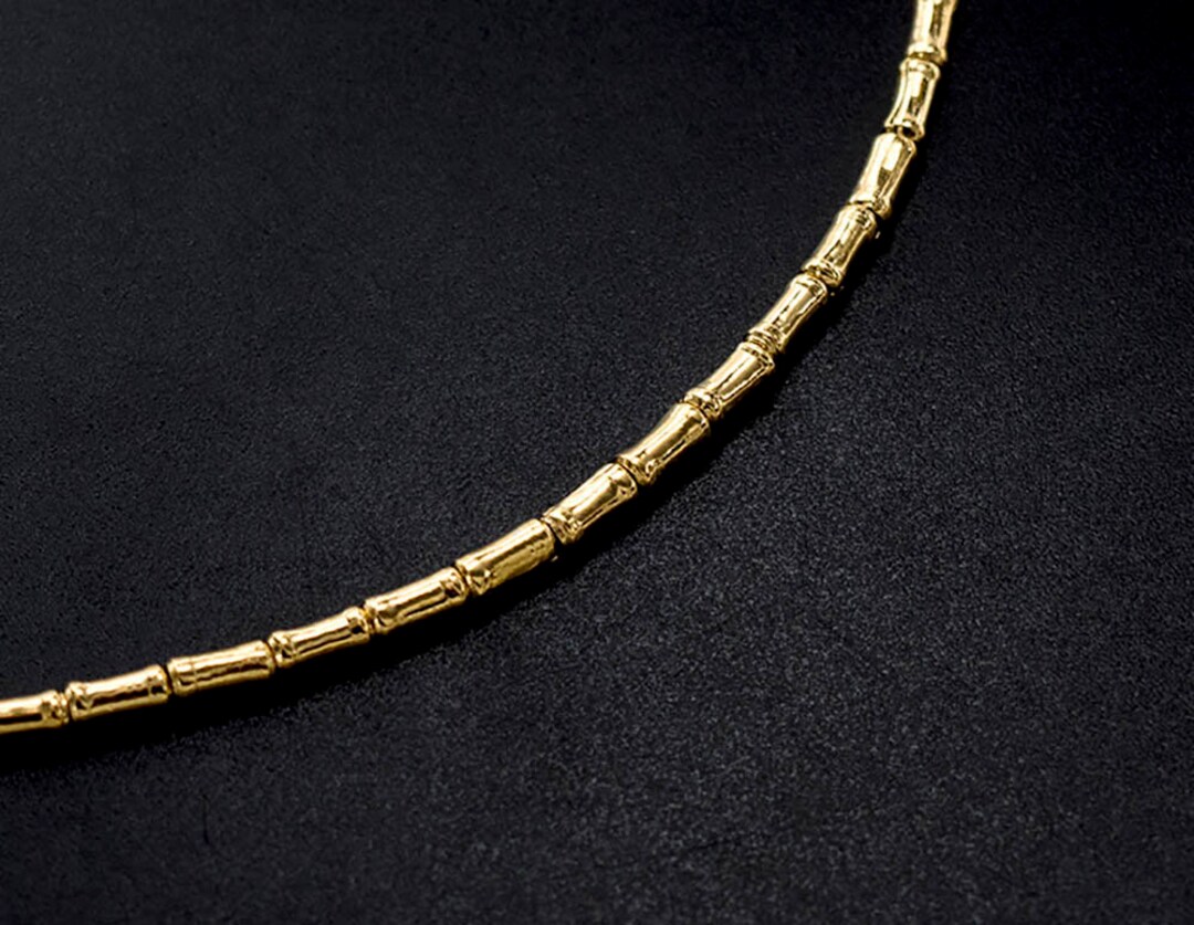 20 of Karen Hill Tribe Gold Vermeil Style Hourglass Beads 2x5 Mm ...