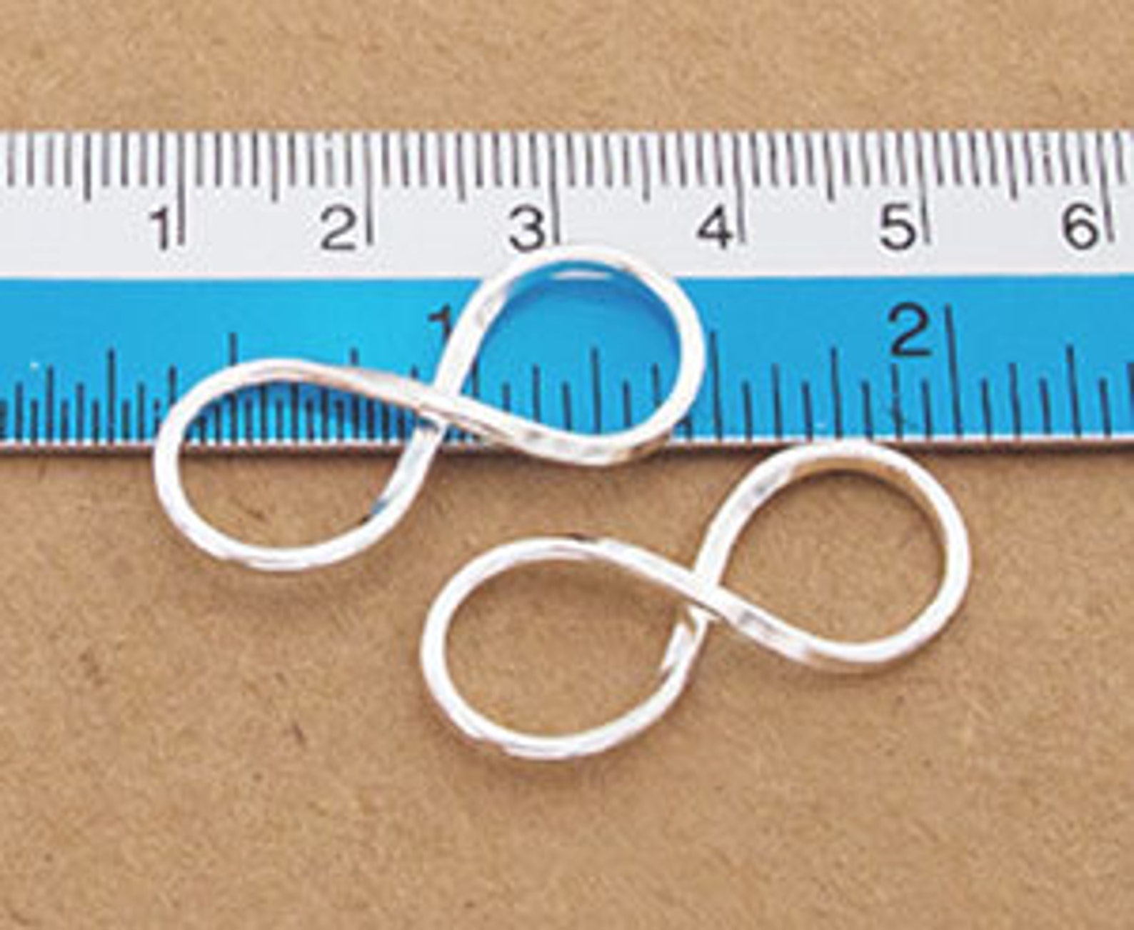 2 of 925 Sterling Silver Infinity Links 12x30 Mm. :tk0126 - Etsy