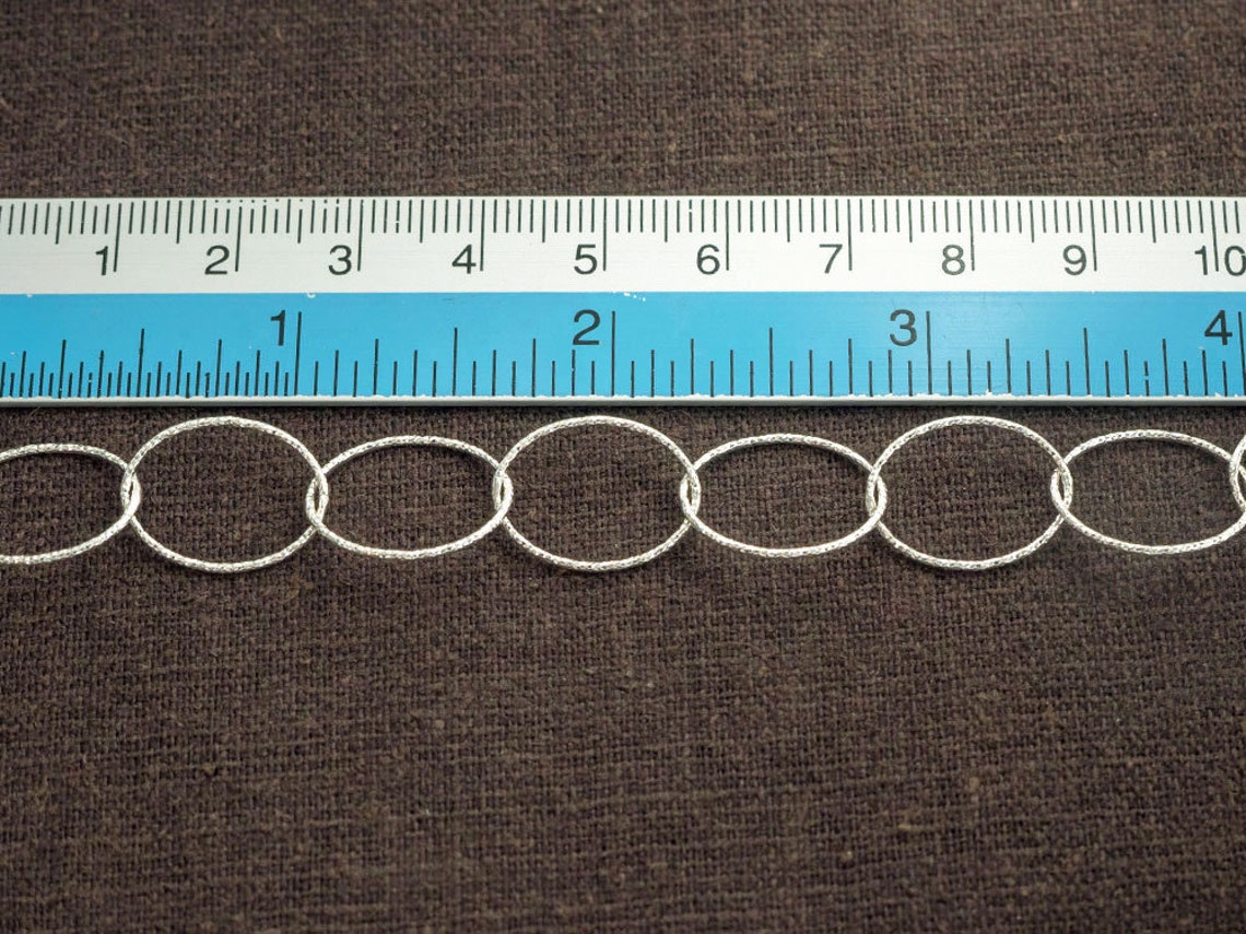 12 Inches of 925 Sterling Silver Chain 12x16 Mm. :th1104 - Etsy