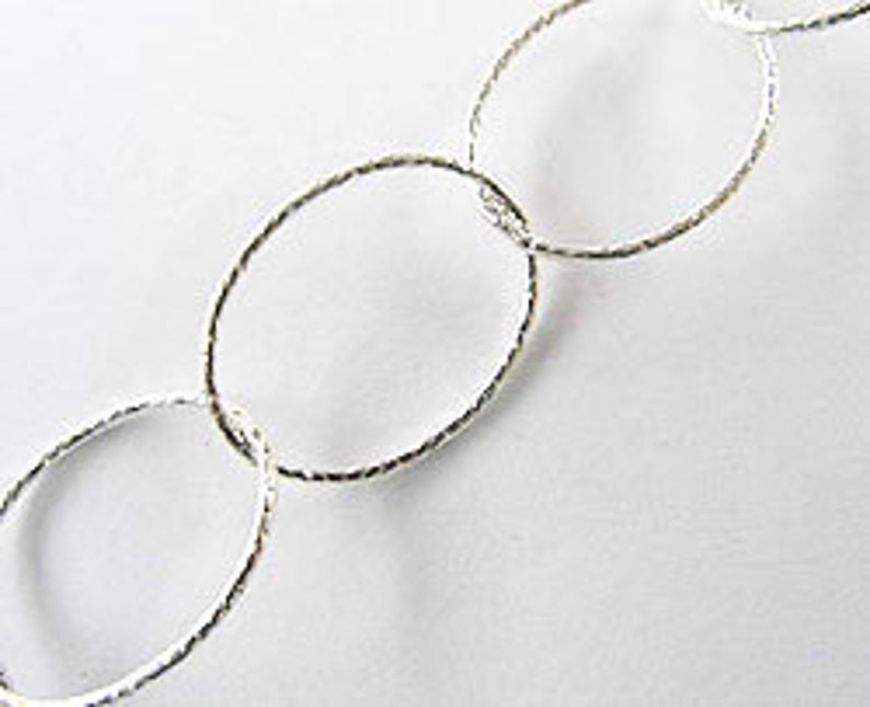 12 inches of 925 Sterling Silver Chain 12x16 mm. :th1104 | Etsy