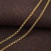 27 Inches of 925 Sterling Silver Gold Vermeil Style Rolo Chain 1.6 Mm ...