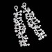2 of 925 Sterling Silver Flower Leaf Tree Branch Pendants 18mm. Polish ...