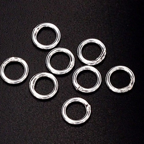 30 of 925 Sterling Silver Twisted Circle Closed Rings 5mm. - Etsy