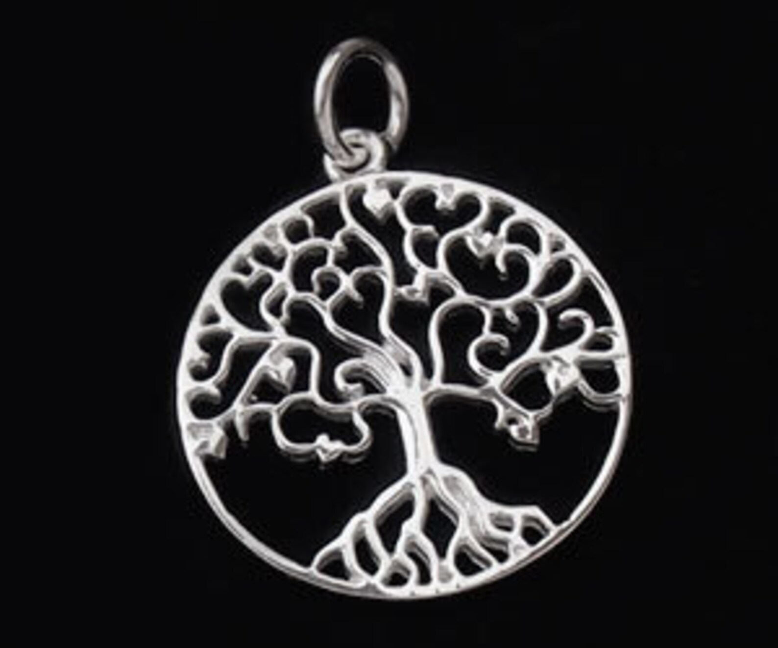 1 of 925 Sterling Silver Tree of Life Pendant 20 Mm. Polish Finished ...