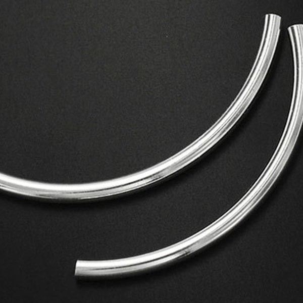 Curved Tube Beads - Etsy