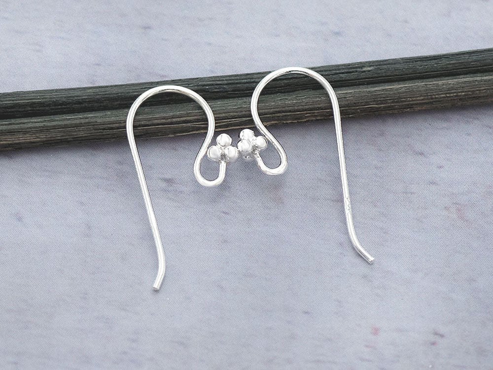 6 Pairs of 925 Sterling Silver Ear Wires 8x20 Mm. :th1427 - Etsy