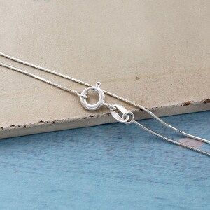 18 Inches of 925 Sterling Silver Round Snake Chain Necklace - Etsy