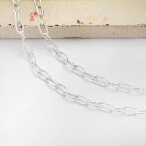 40 Inches of 925 Sterling Silver Chain 2x4 Mm. :th0590 - Etsy
