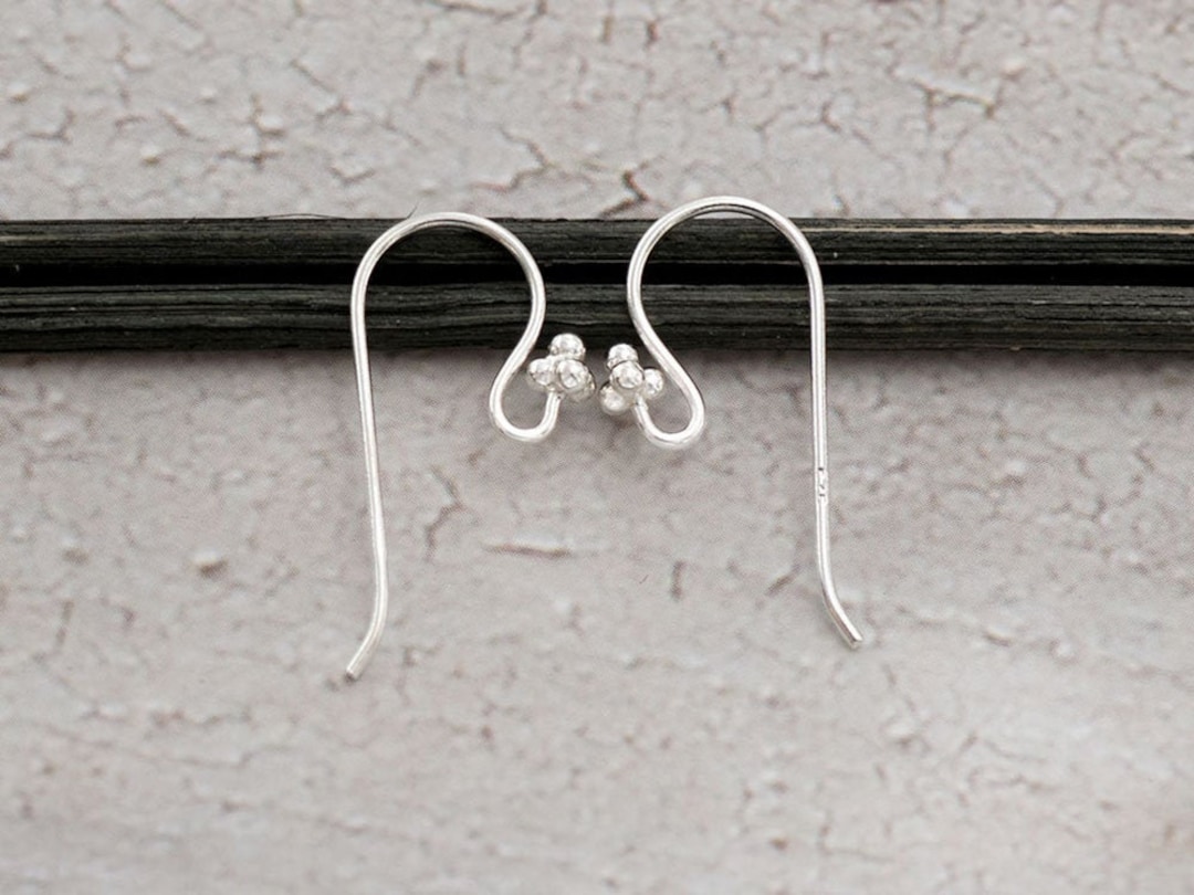 6 Pairs of 925 Sterling Silver Ear Wires 8x20 Mm. :th1427 - Etsy
