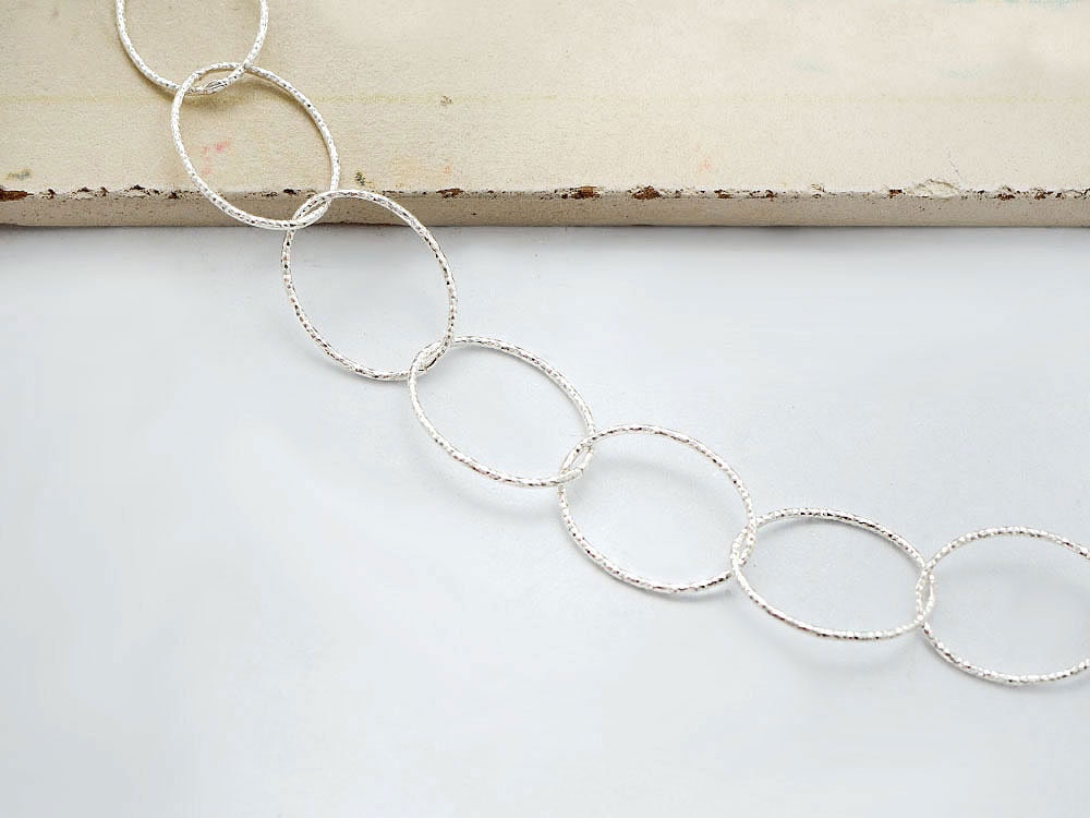 12 Inches of 925 Sterling Silver Chain 12x16 Mm. :th1104 | Etsy