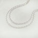 40 Inches of 925 Sterling Silver Cable Chain 2.3x1.9 Mm. Delicate Chain ...