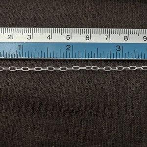 40 Inches of 925 Sterling Silver Chain 2x4 Mm. :th0590 - Etsy