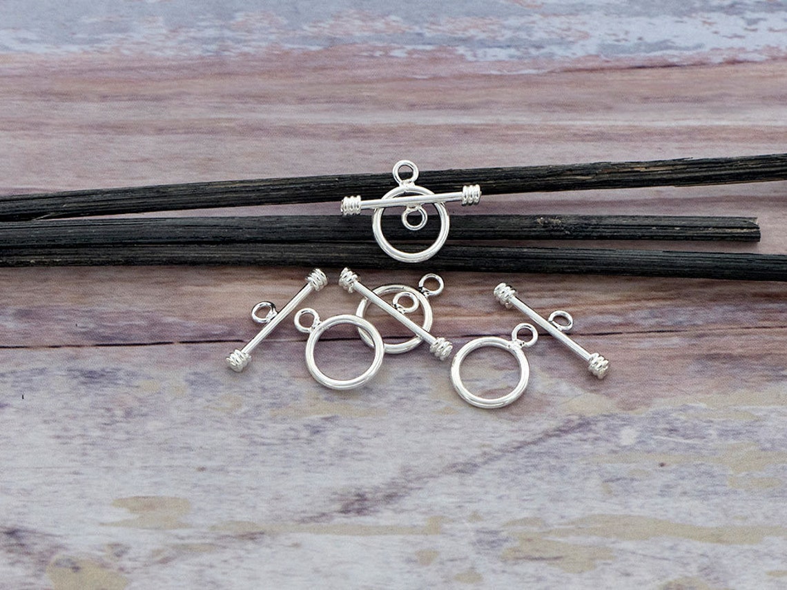 6 of 925 Sterling Silver Toggles 9 Mm. :th0230m - Etsy