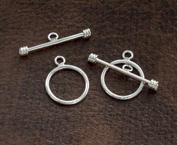 4 of 925 Sterling Silver Toggles 12 Mm. :tk0202 - Etsy