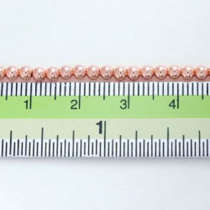 30 of 925 Sterling Silver Rose Gold Vermeil Style Round Seed | Etsy