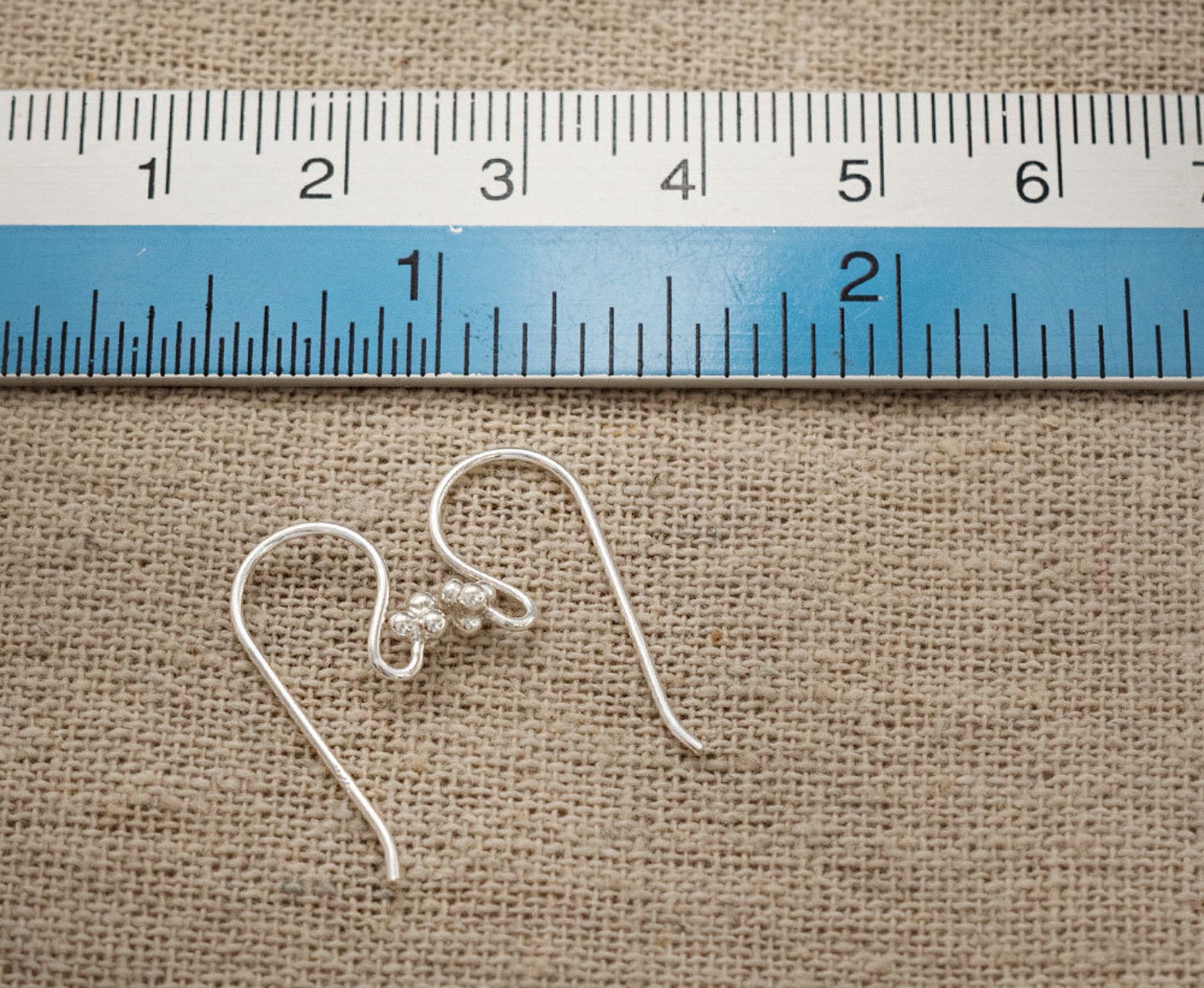 6 Pairs of 925 Sterling Silver Ear Wires 8x20 Mm. :th1427 - Etsy