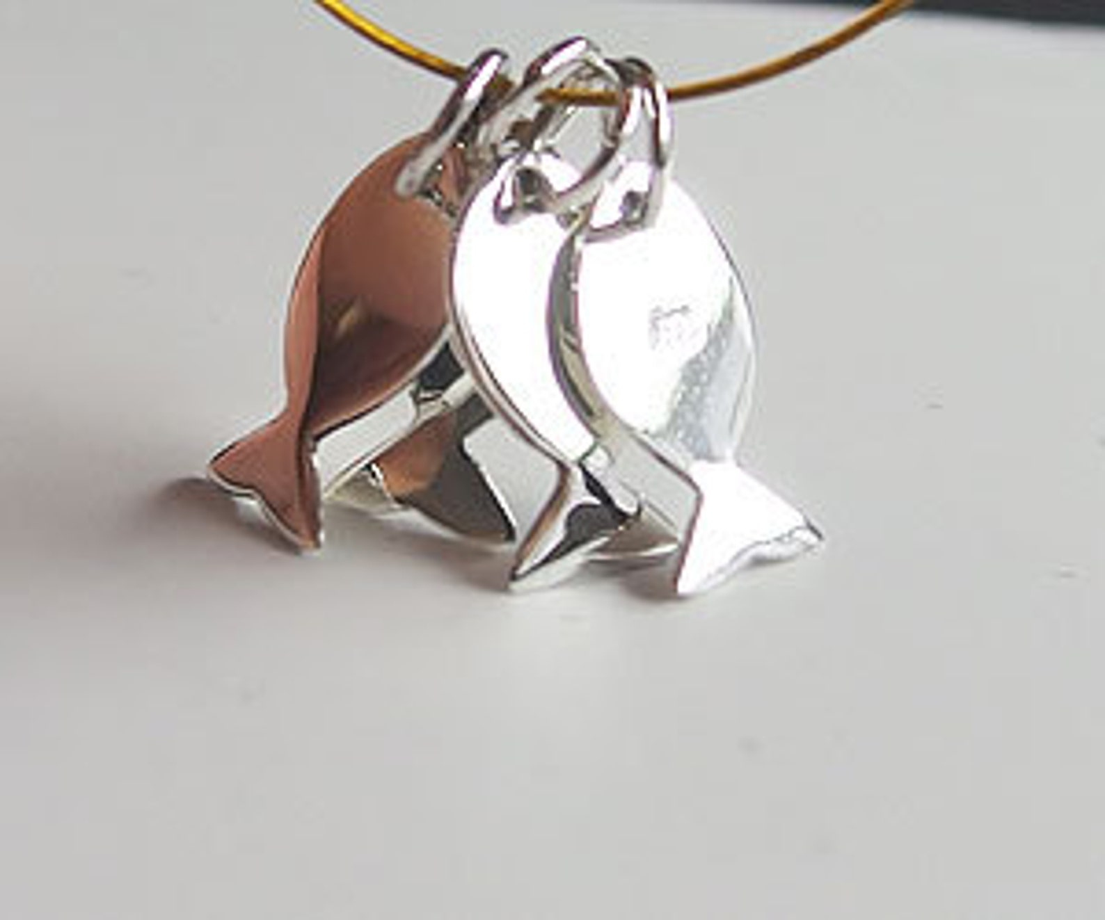 4 of 925 Sterling Silver Fish Charms Tiny Charms 6x11 Mm. | Etsy