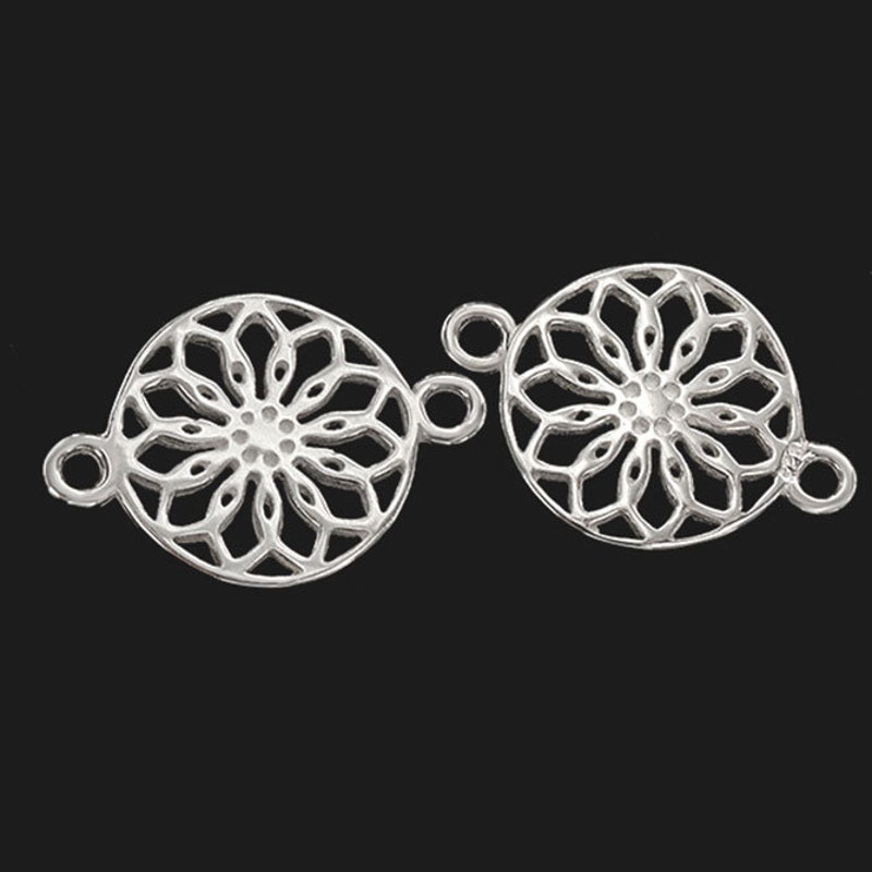 Filigree Components Round - Etsy