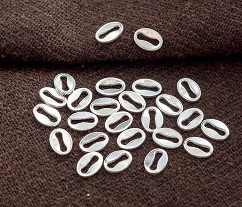 30 of 925 Sterling Silver 925 Stamped Tags, Oval Tags. 5.5x4 Mm ...