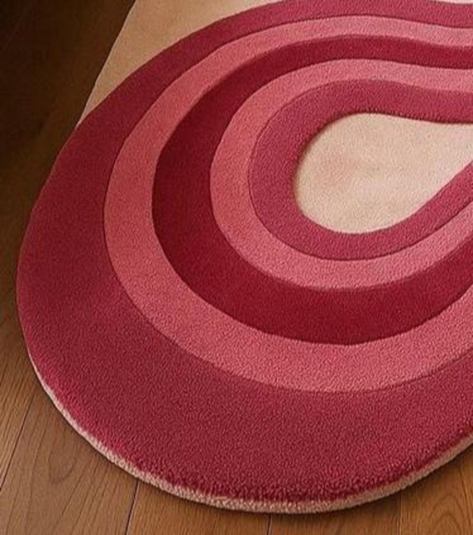 3x9 Handmade Snake |shaped Runner Rug Serpent Hallway Carpet|bold ...