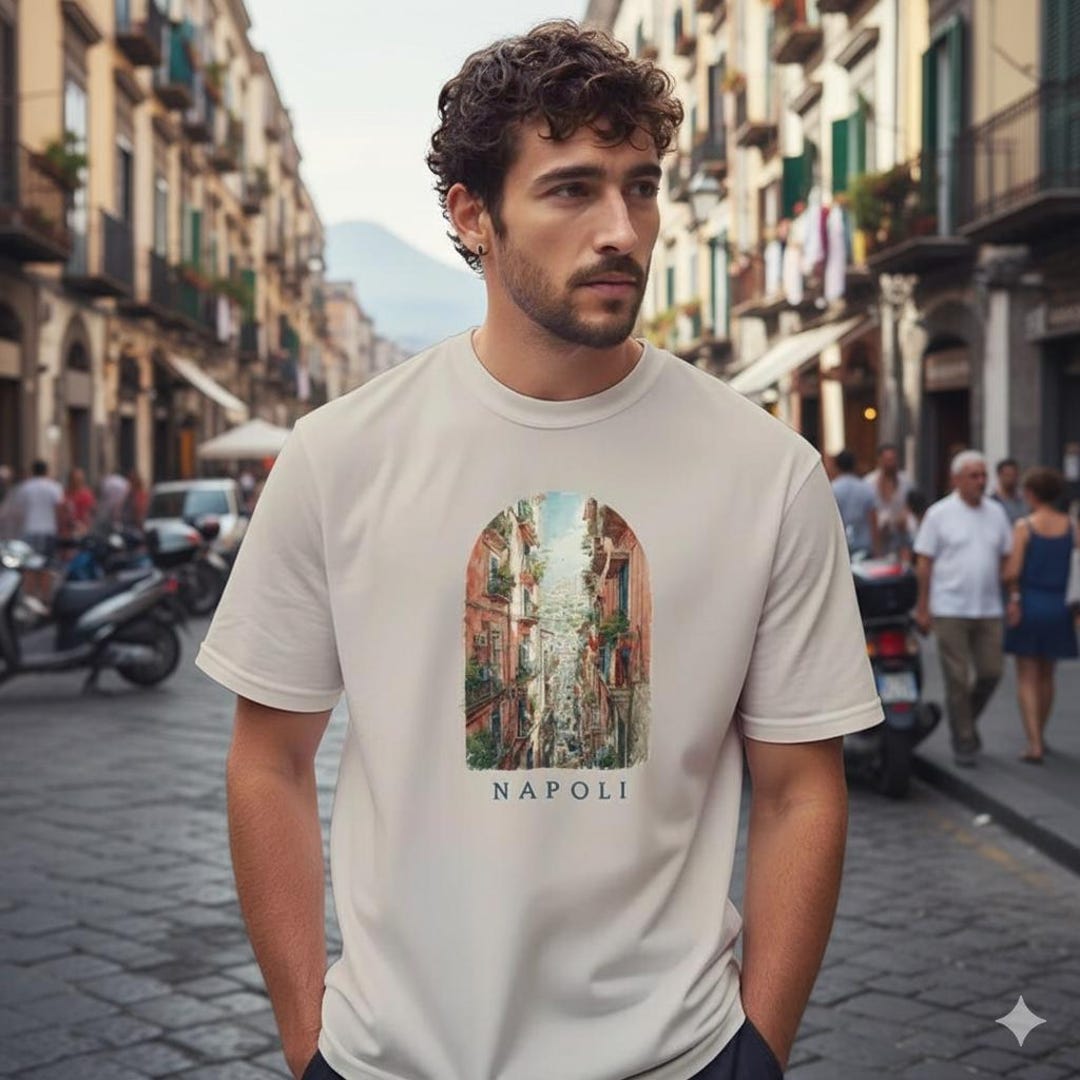 Vintage Napoli Shirt, Naples Italy Varsity Tee, Retro 90s Travel ...