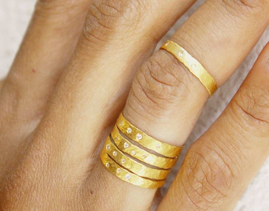 Gold Ring 750 in Fairtrade Gold , Traceable Diamond, Argyle Mine ...