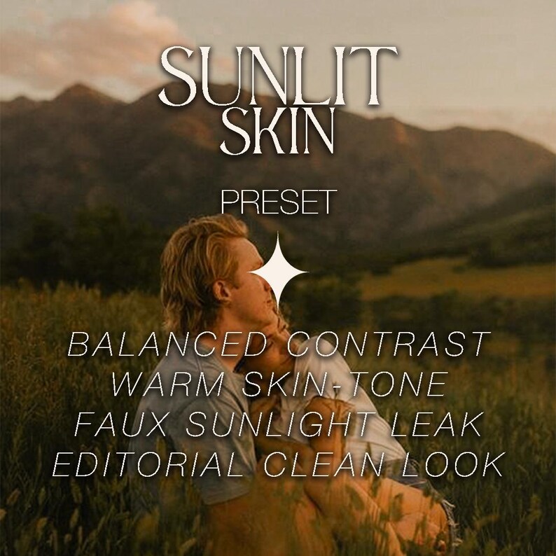 Golden Hour Lightroom Presets: Warm Skin Tones, Sunset Photography ...