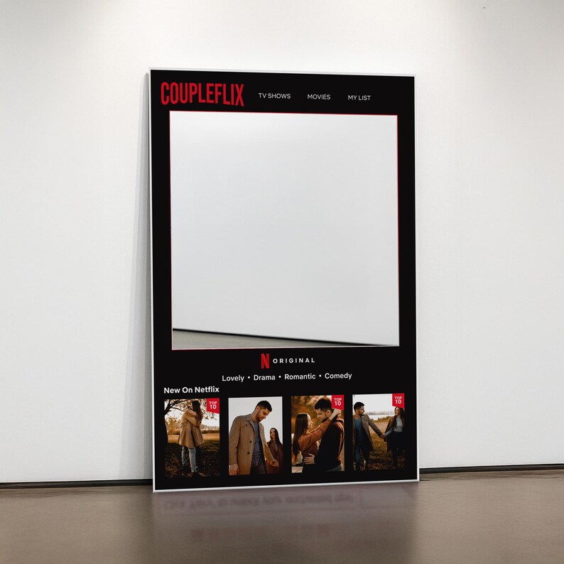 Custom Coupleflix Mirror – Personalized Couple Photo Mirror ...