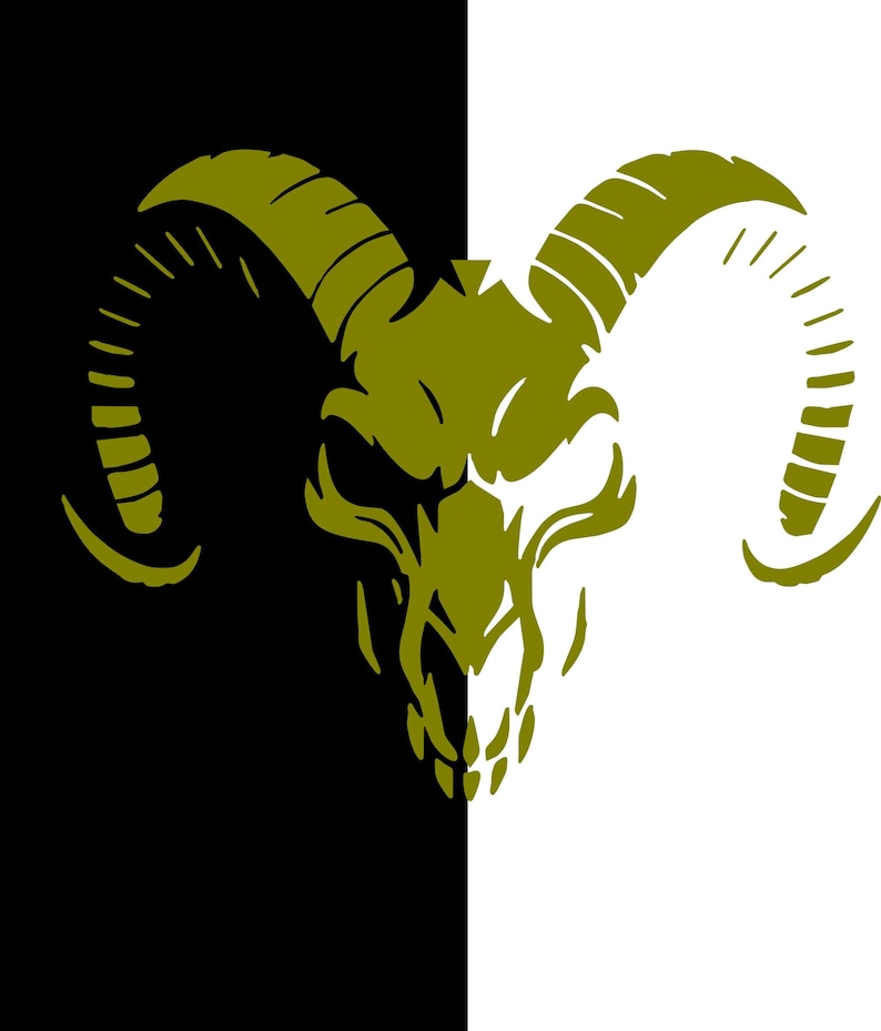 Ram Skull Vinyl Decal, Multiple Colors and Sizes Available!! - Etsy