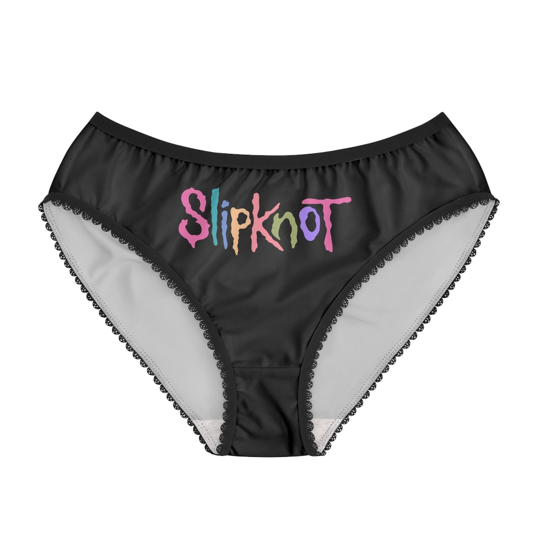 Slipknot Pastel Logo Lace Knickers | Cute Band Merch, Kawaii Metalcore ...