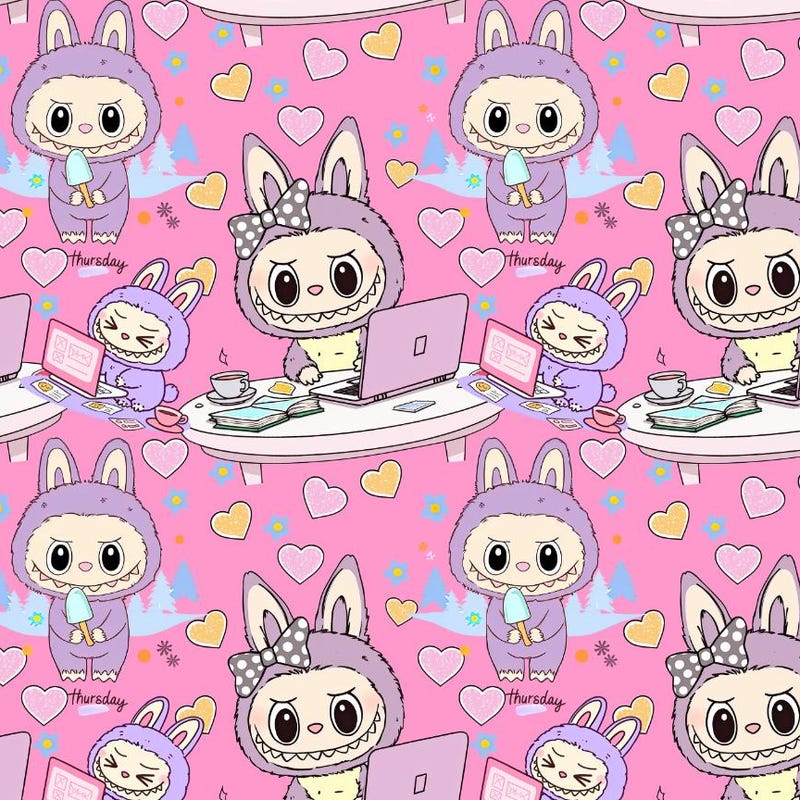 Labubu Fabric - Etsy