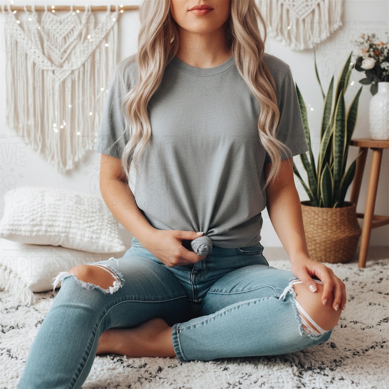 Gildan 5000 T-shirt Mockup Bundle, 10 Mockups, Printify/printful ...