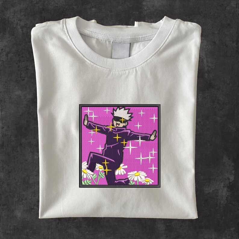 Powerful Anime Sorcerer Digital Embroidery Design, Cute Magical ...