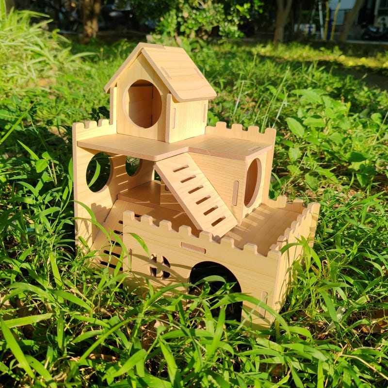 Gerbil Wooden House - Etsy
