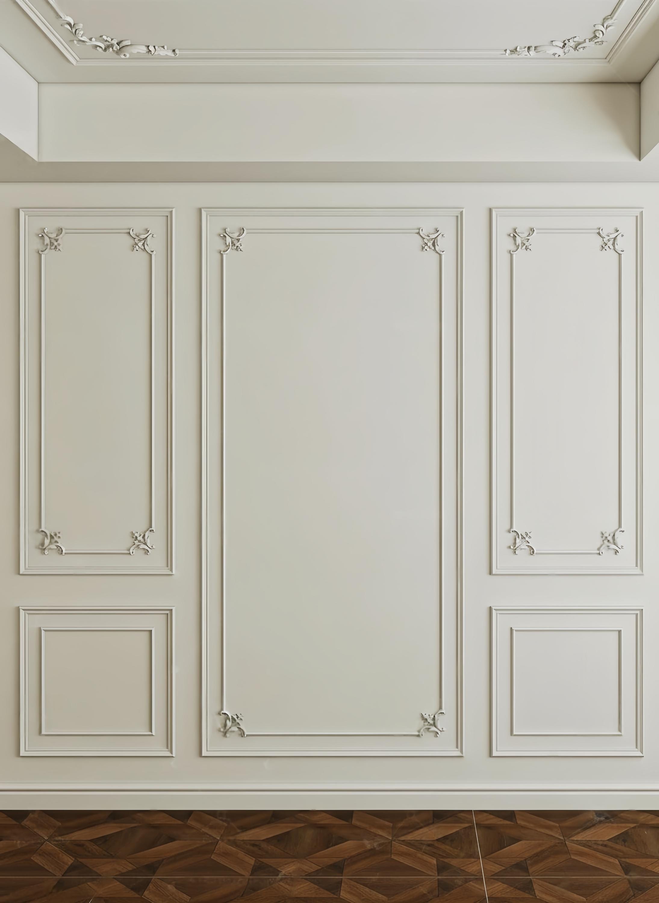Customize Wall Moulding Multi-piece Package, Pre-cut Wall Paneling DIY ...