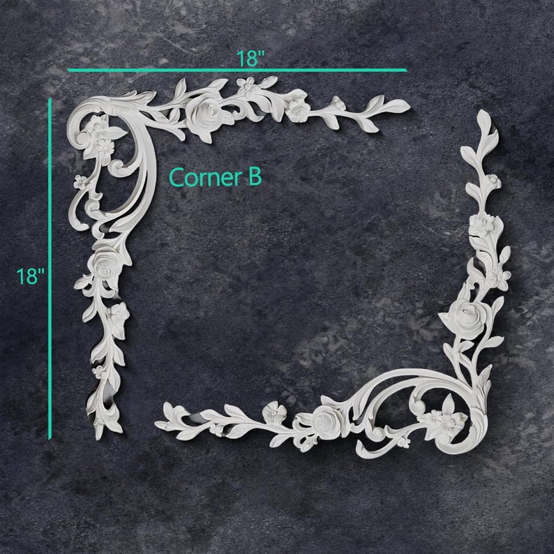 Ceiling Corner and Moulding Trims, France Architectural Large Corner ...