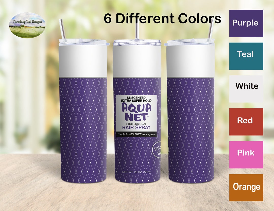 Aqua Net Aquanet, Hairspray Image, 20oz Tumbler, Retro, Big Hair - Etsy