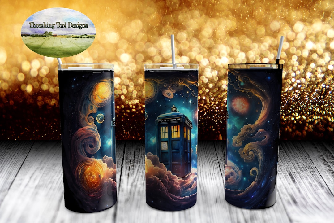 Tardis Inspired Doctor Who, Dr. Who 20 Oz. Tumbler - Etsy