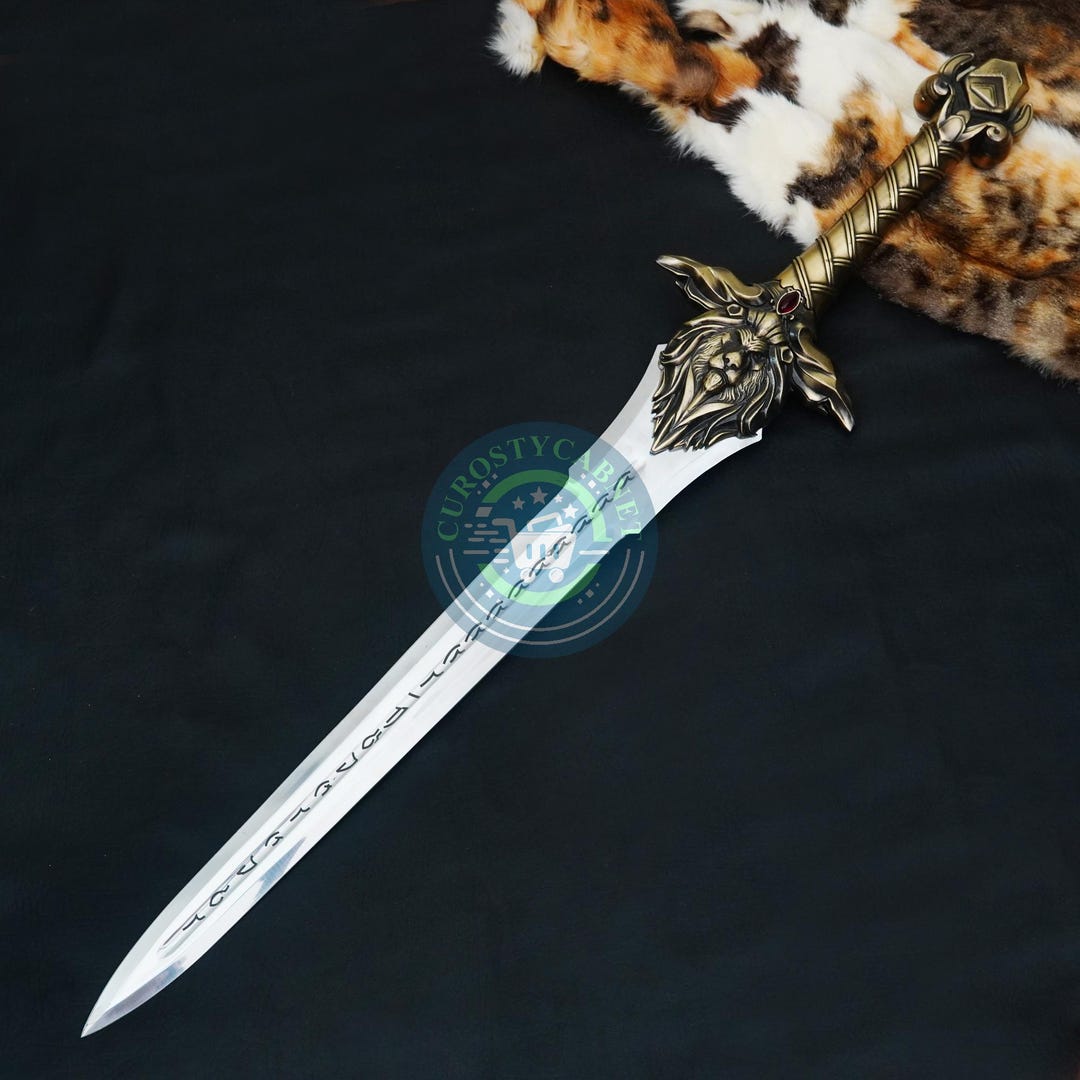 Handmade Stormwind Sword Replica World of Warcraft Alliance Lion Head ...