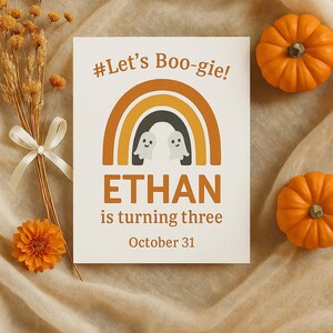 Autumn Pumpkin Invitation Mockup, Fall Card Display, Halloween Greeting ...