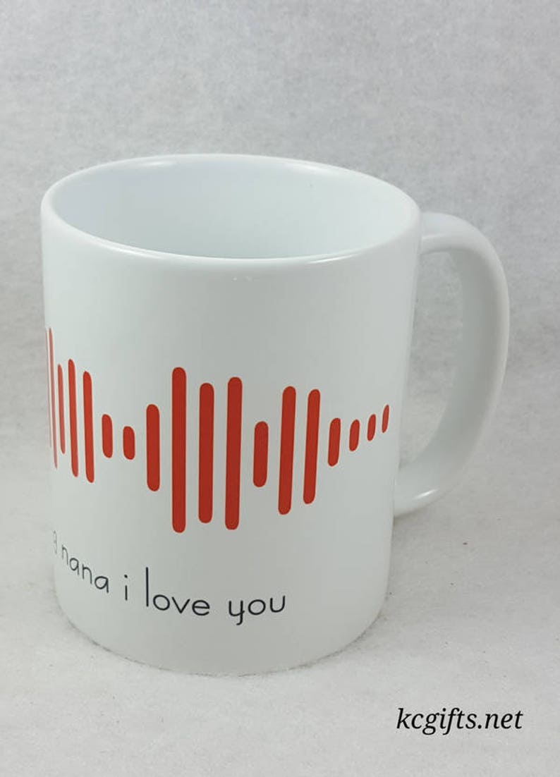 Soundwave Art Made From Your Recording Gift for Mom Gift | Etsy