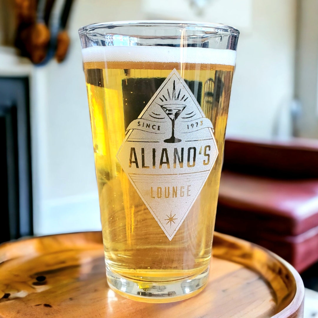 Personalized Pint Glass - Beer Glass - Beer Mug - Groomsmen Gifts ...