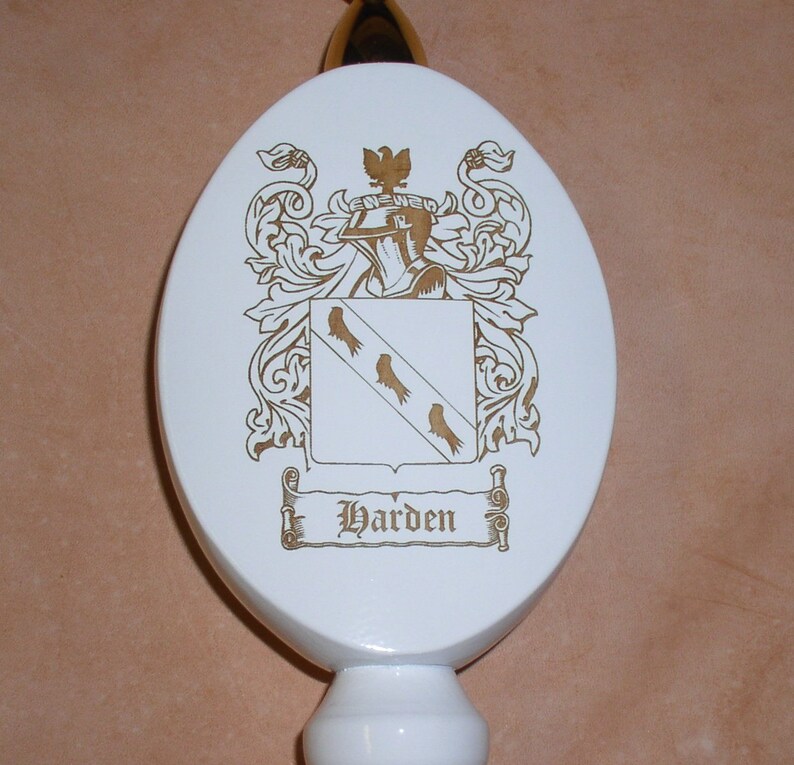 Personalized Tap Handles Engraved With Your Family Crest - Etsy Canada