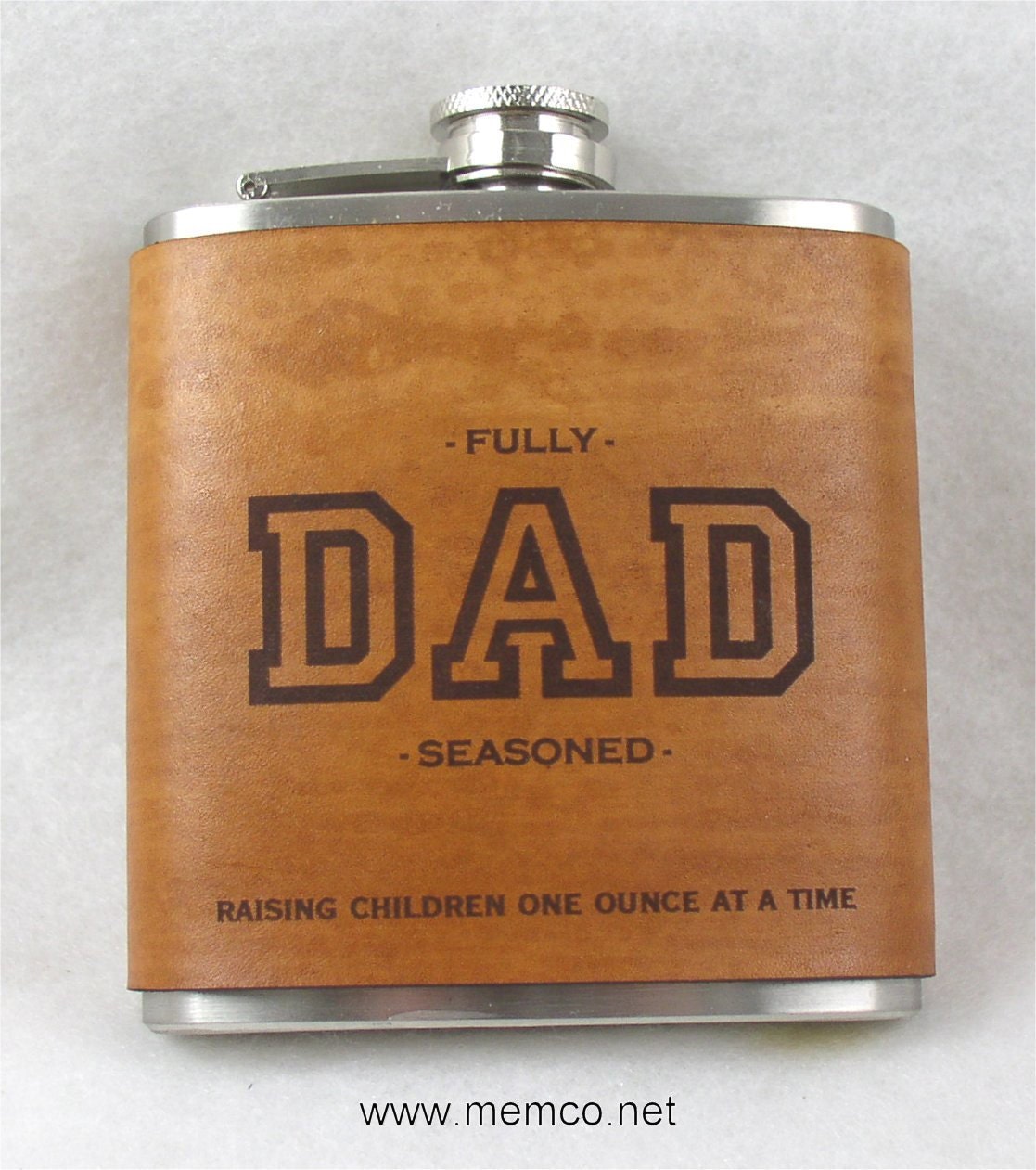 Funny Leather Flask Engraved Leather Flask Humorous Gag | Etsy