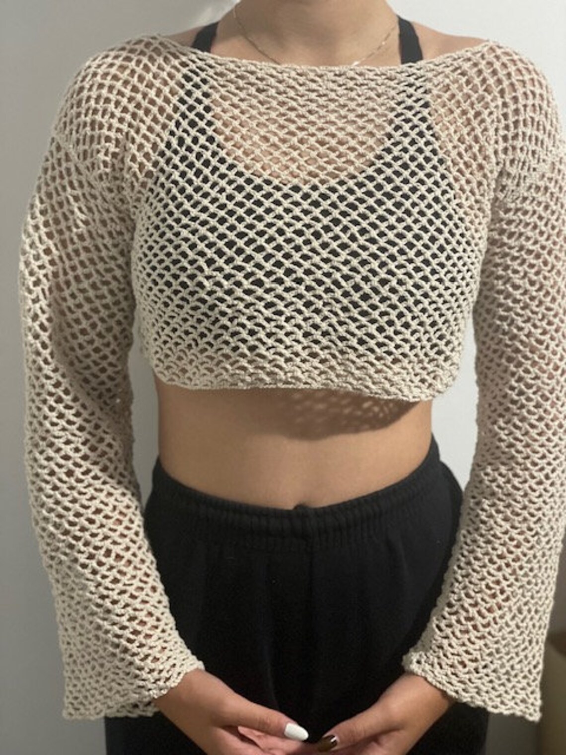 Mesh Crop Pattern - Etsy