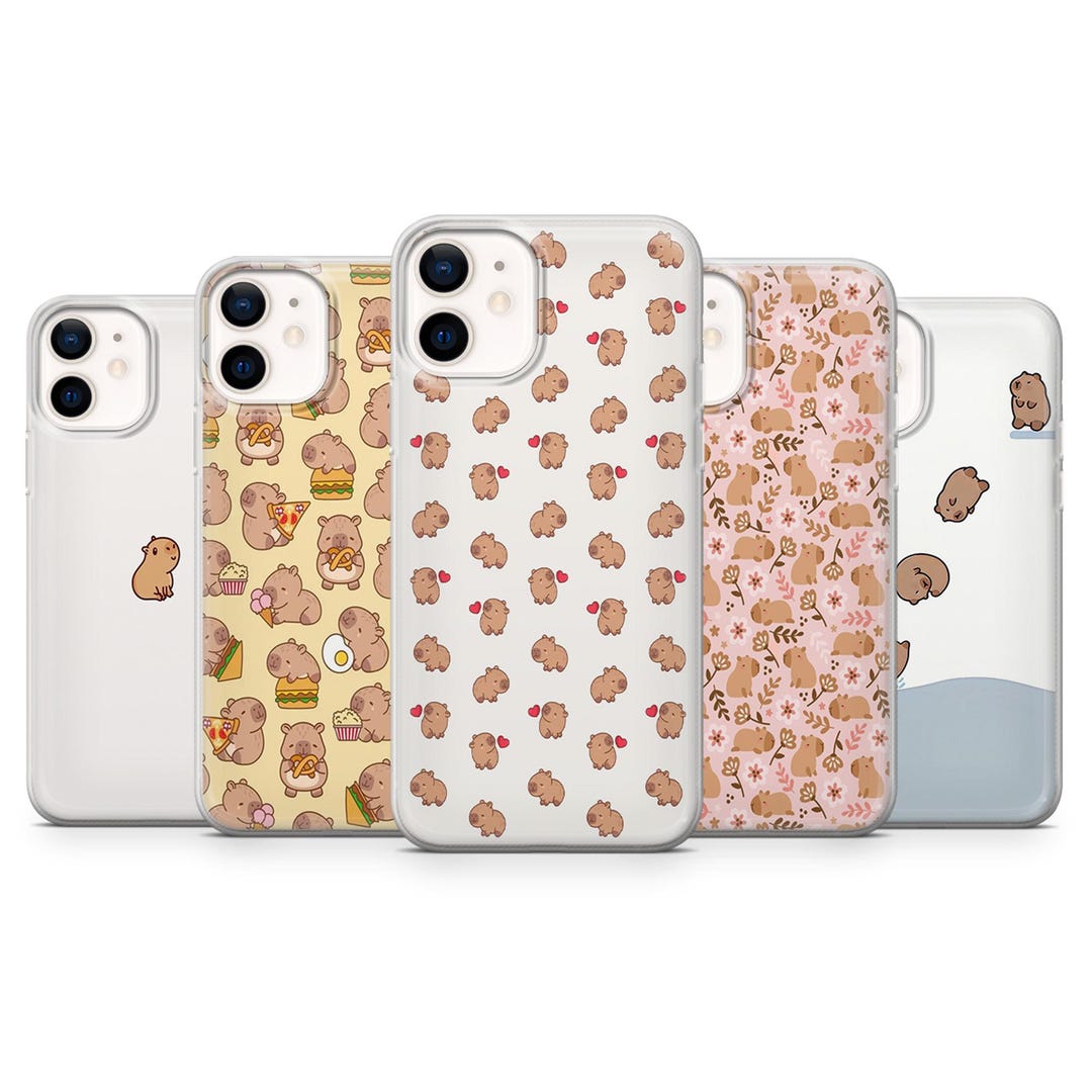Capybara Phone Case Aesthetic Animal Cover for iPhone 17pro, 16, 15, 14 ...