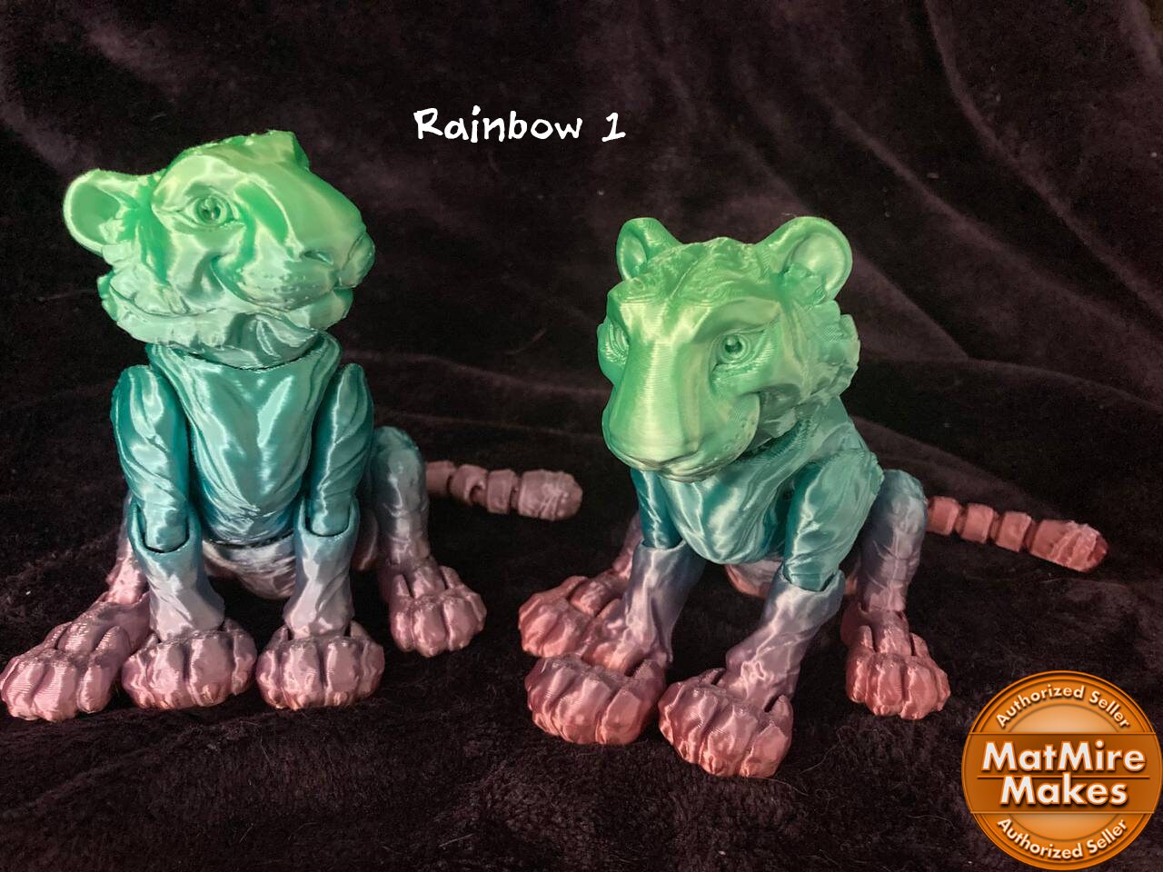 Tiger 3d Print READY TO SHIP mat Mire Makes - Etsy