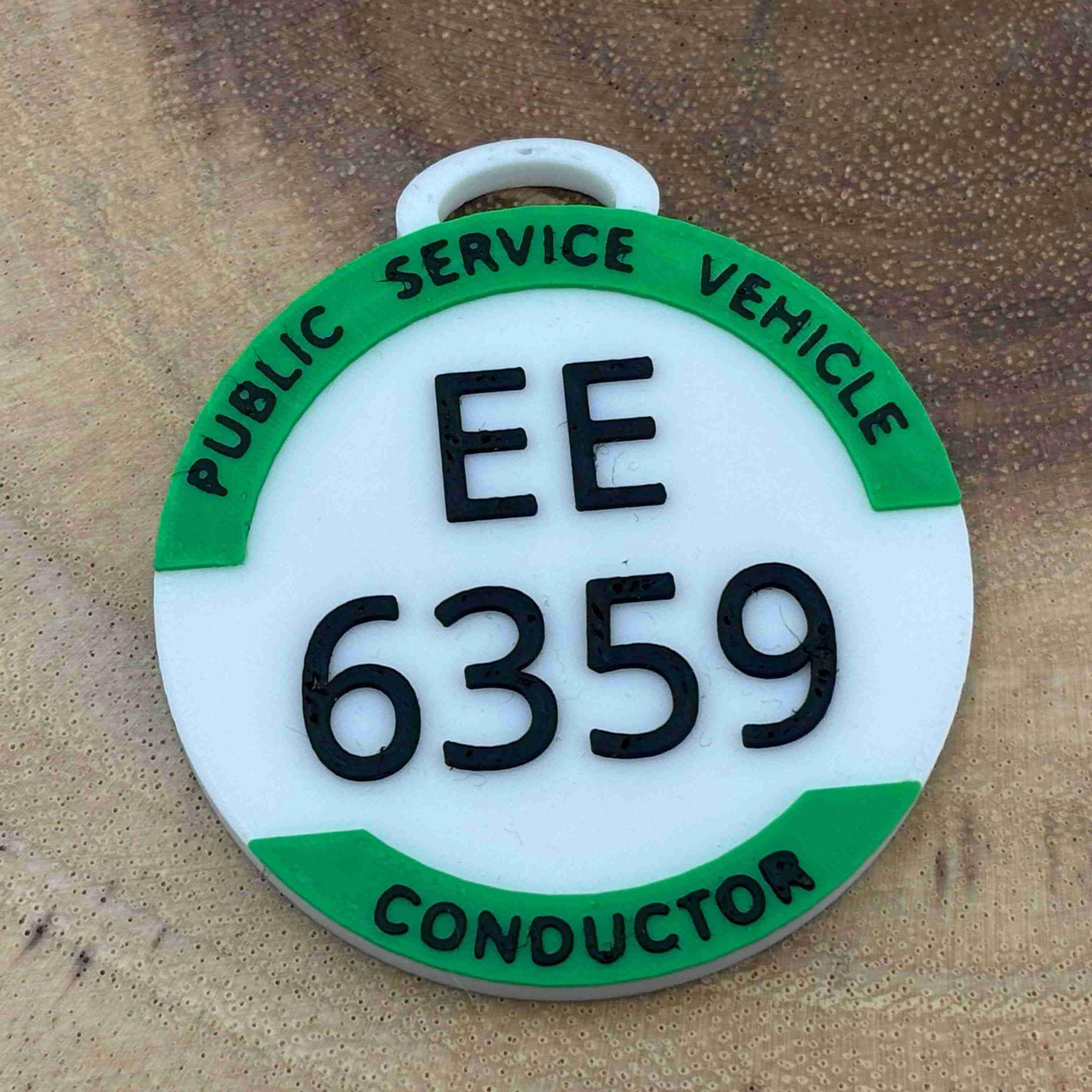 Vintage Bus Badge – Personalised Driver or Conductor - Etsy UK